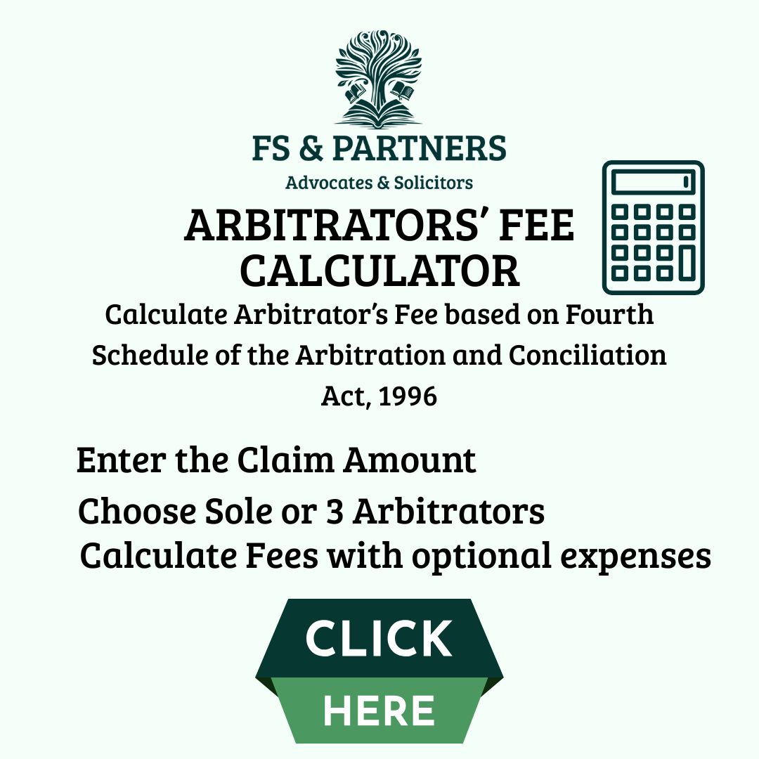 Arbitrators' Fee Calculator